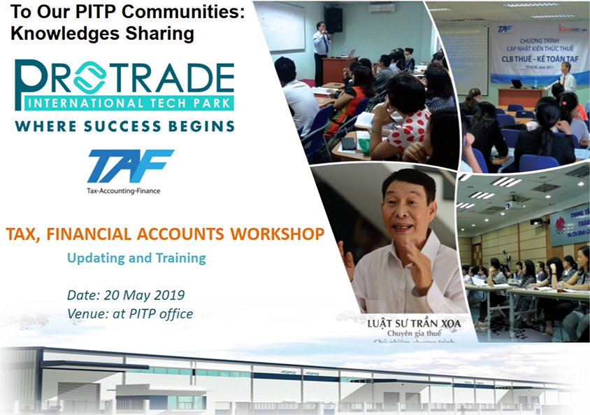 Tax - Financial accounts workshop - PITP